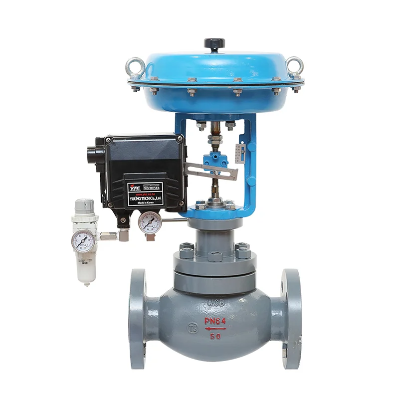 Zjhp Pneumatic Globe Control Valve Stainless Steel 304 Pneumatic Diaphragm Control Globe Valve ...