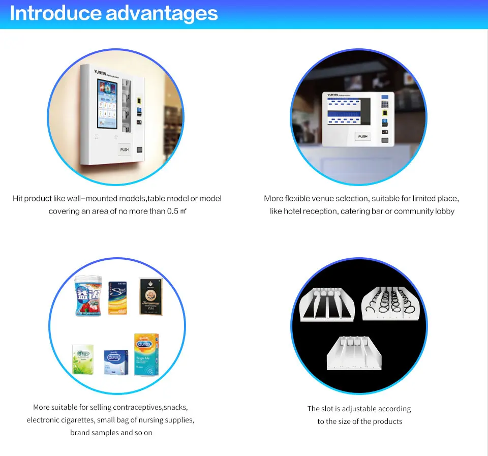 Yunyin Qr Code Payment System Coffee Touch Screen Vending Machine - Buy ...