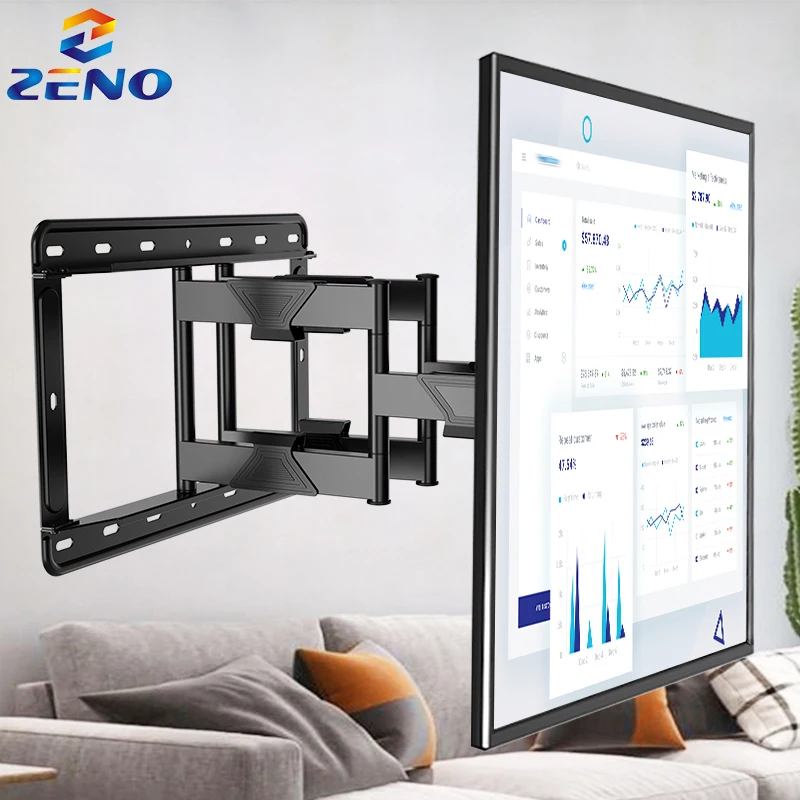 KALOC H9 KLC multifunzione LCD TV telescopico girevole rack da 50 a 90 pollici flottante tv stand a parete