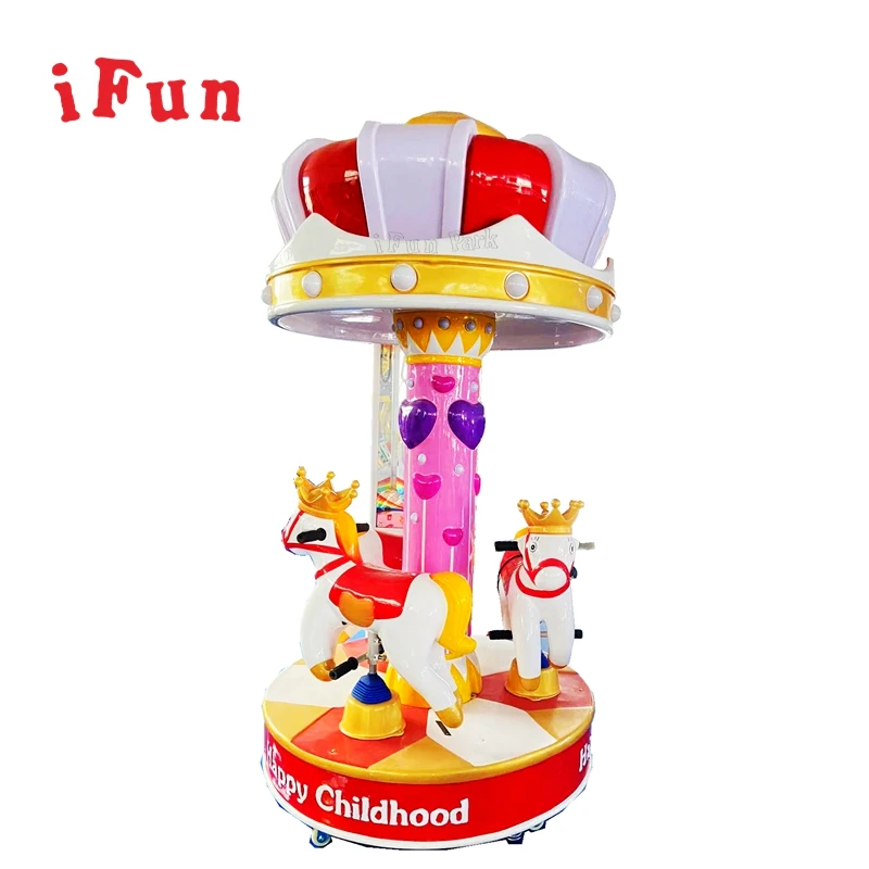 Ifun Park Electric Arcade Game Indoor Game Machine 3 Players Carousel ...