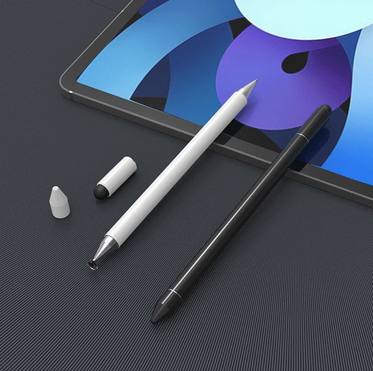 3 in 1 Universal Passive Pen With Two Magnetic Caps for Ipad Touch ...