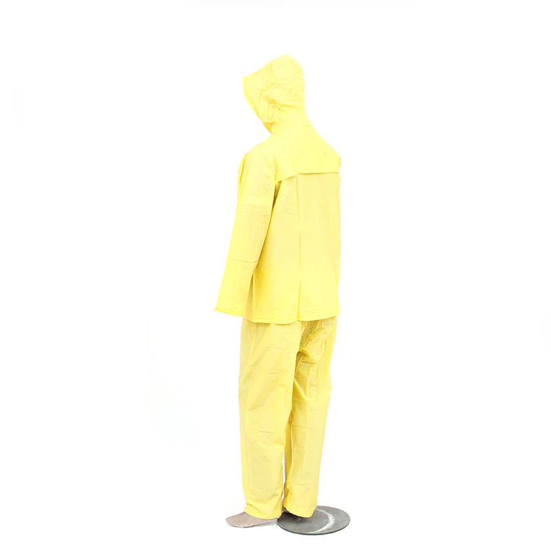 Factory Customized Yellow Color Rain Gear Safety Jacket And Pants ...