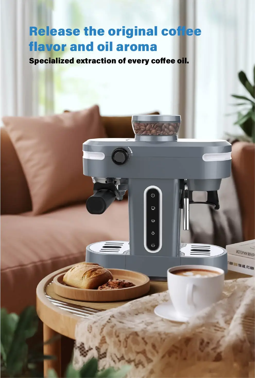 Small Kitchen Appliances Coffee Roaster Espresso Coffee Machines Coffe ...