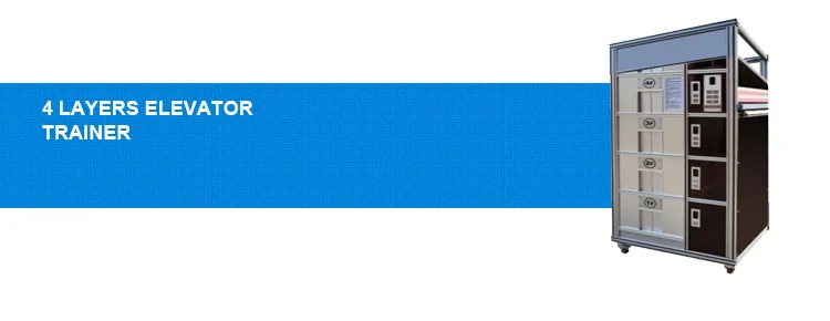 4 Layers Elevator Trainer Didactic Equipment Vocational Education Equipment Electrical Training ...