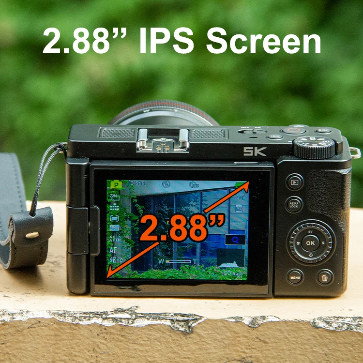 10X Optical Zoom 5K Camera for Vloggers - Professional Video