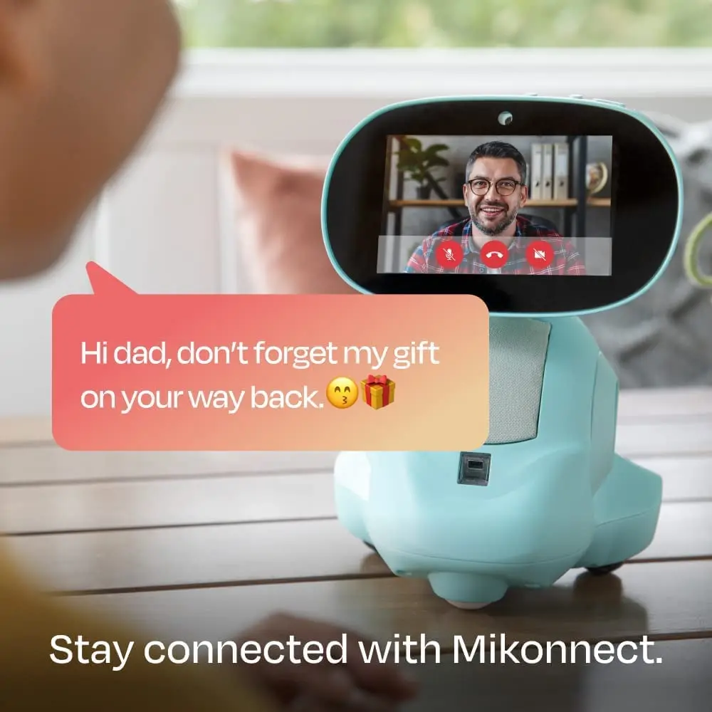 Red Miko 3 Robot - Ai-Powered Virtual Pet for Kids
