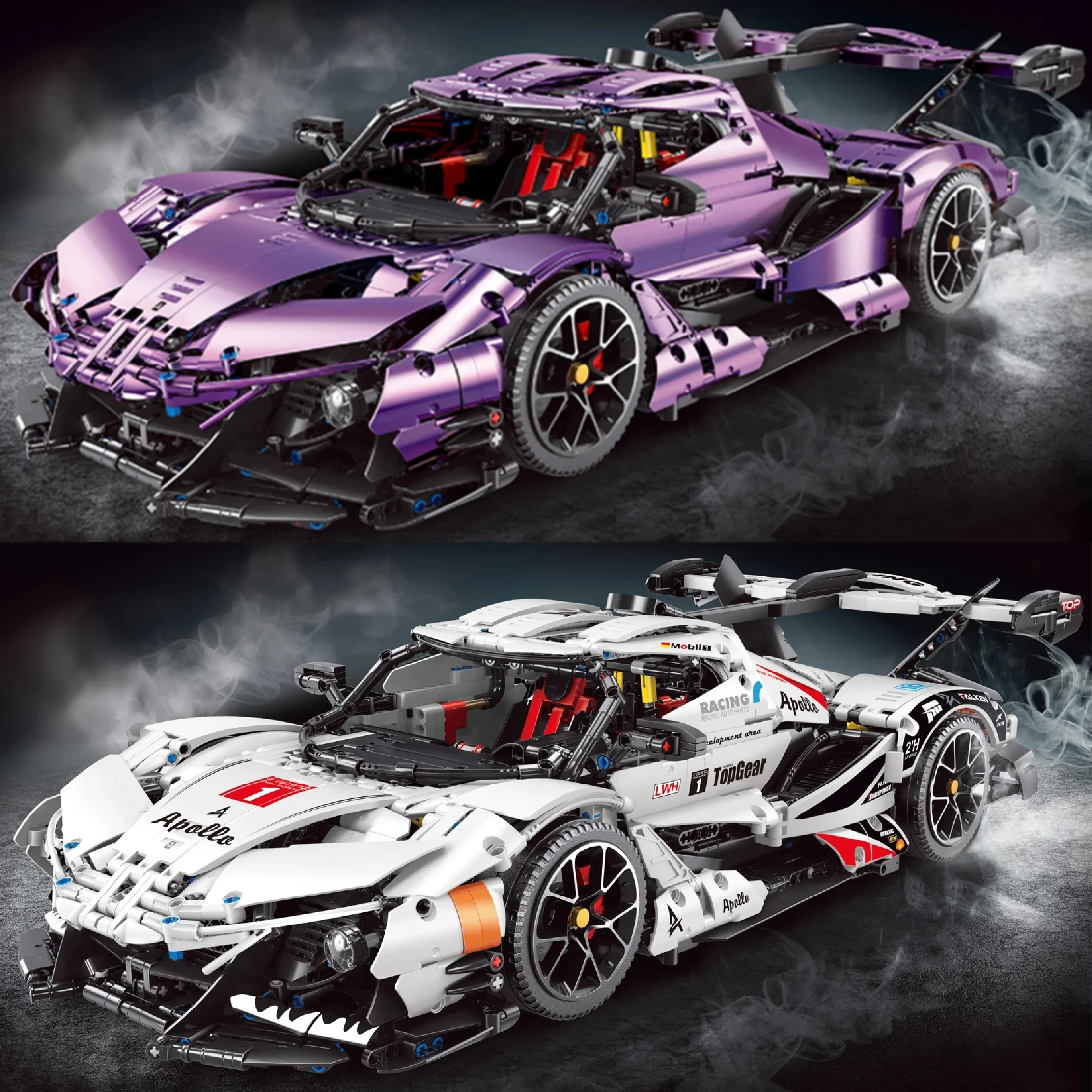 T5012 Technic Moc Gumpert Apolloed Ie Rc Sports Racing Car Vehicle ...