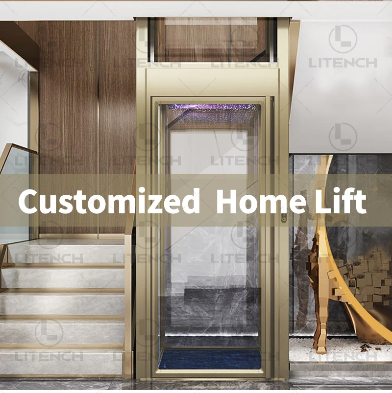 2024 Modern Elevation Design Glass Home Elevator Hydraulic Lifts ...