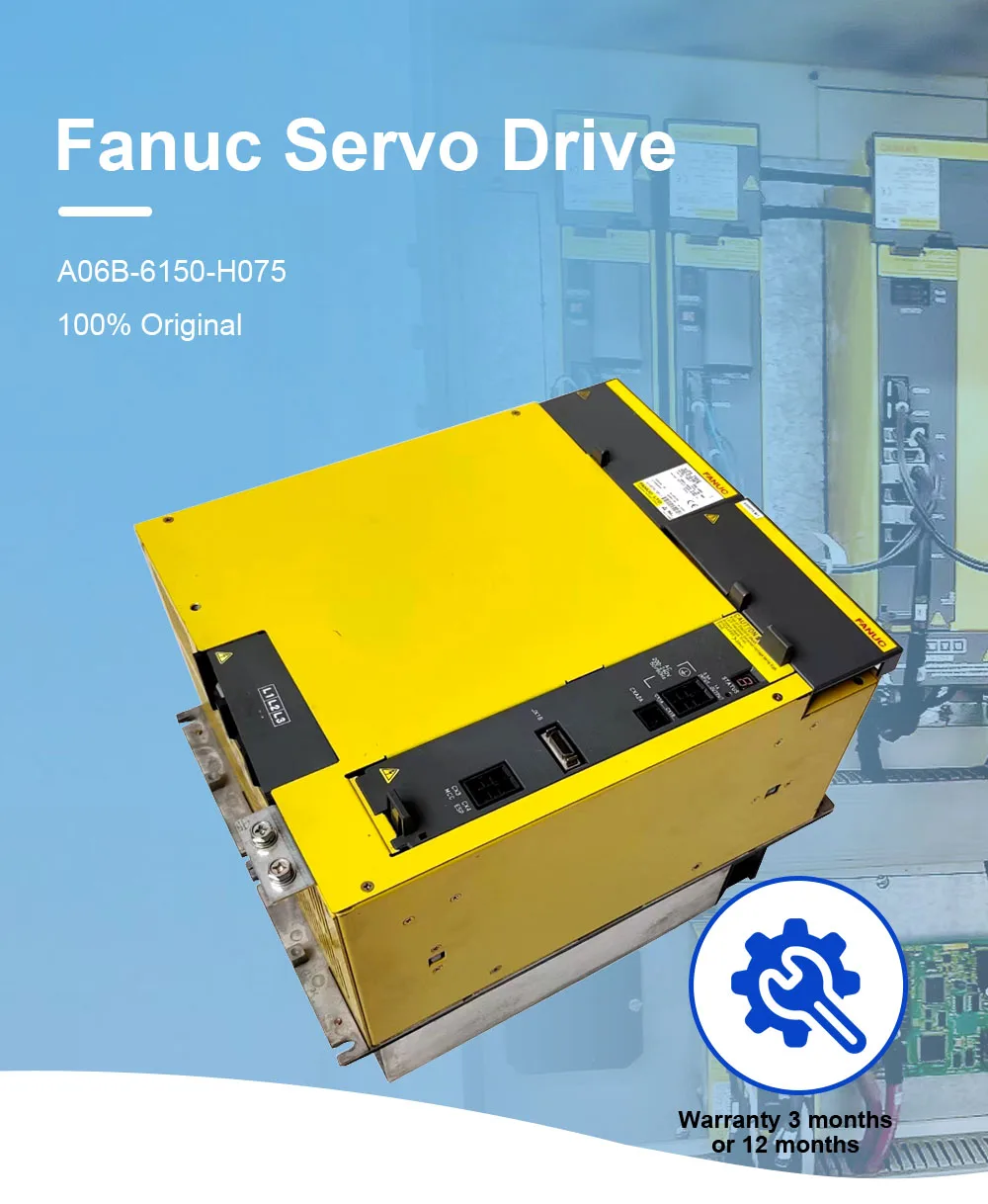 Fanuc Servo Driver Spindle Amplifier Module A06B-6150-H075 Servo Drive ...