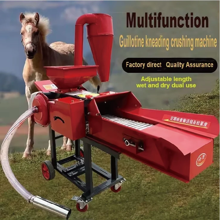 Cheap Grass Cutting Farm Fish Food Make Feed Process Corn Straw Grinder ...