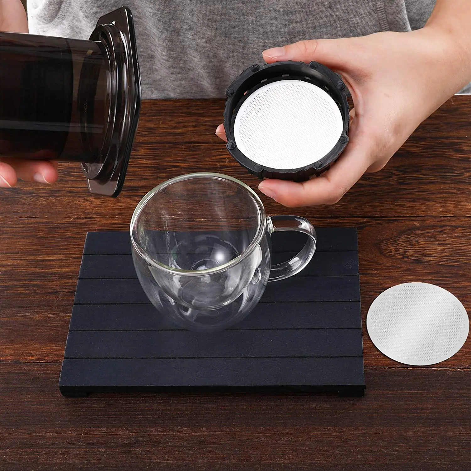 Etching Coffee Filter Disc - 304 Stainless Steel Screens