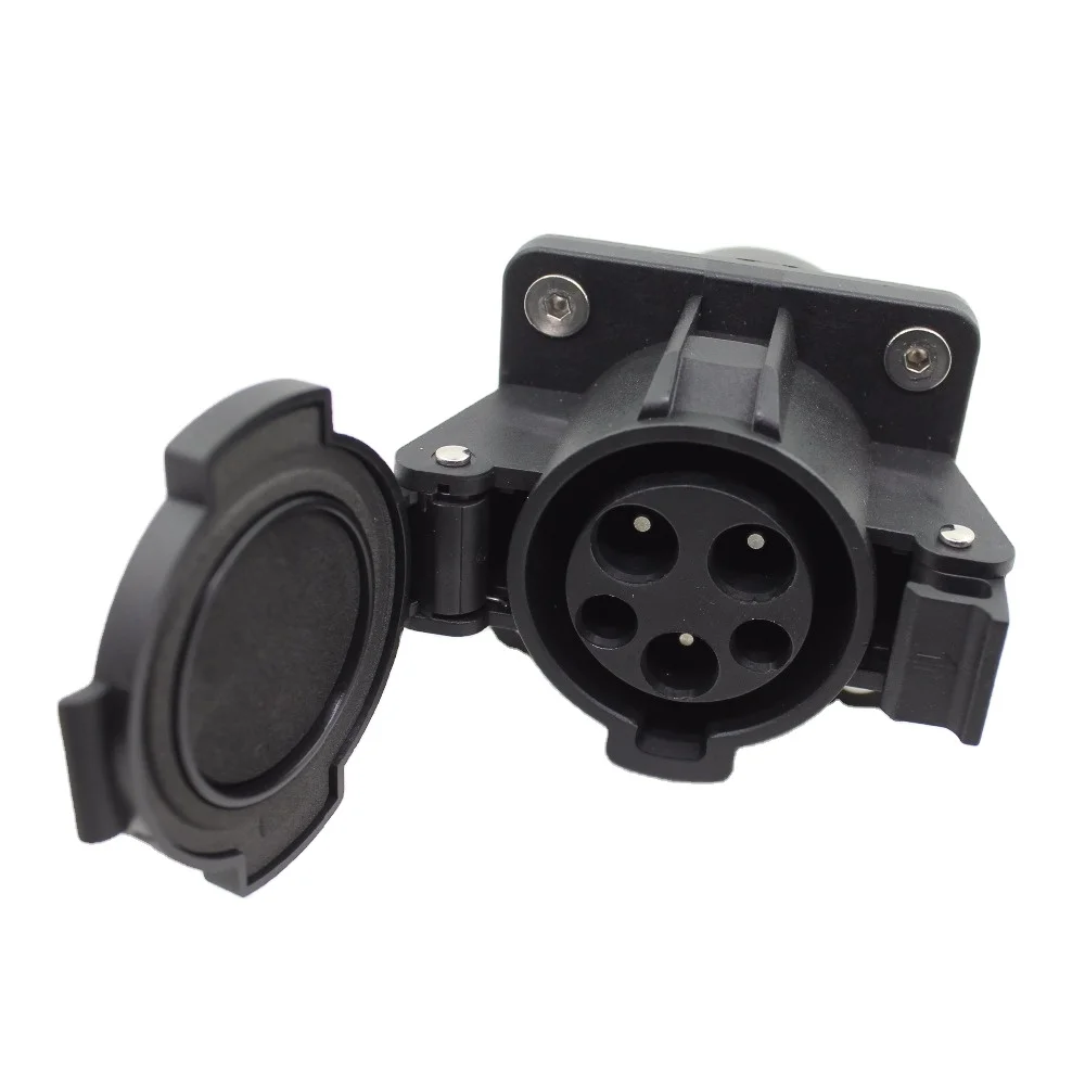 Sae J1772 Standard 16a 32a Ev Socket Type 1 Charging Socket - Buy 16a ...