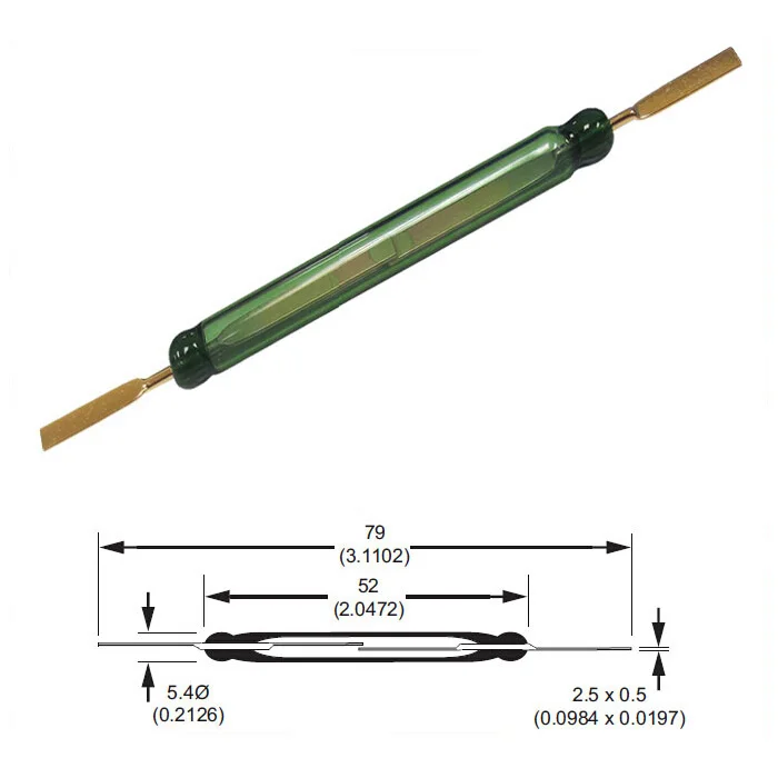 50mm Magnetic Contact Reed Switch Sensor Escalator Elevator Lift Reed ...