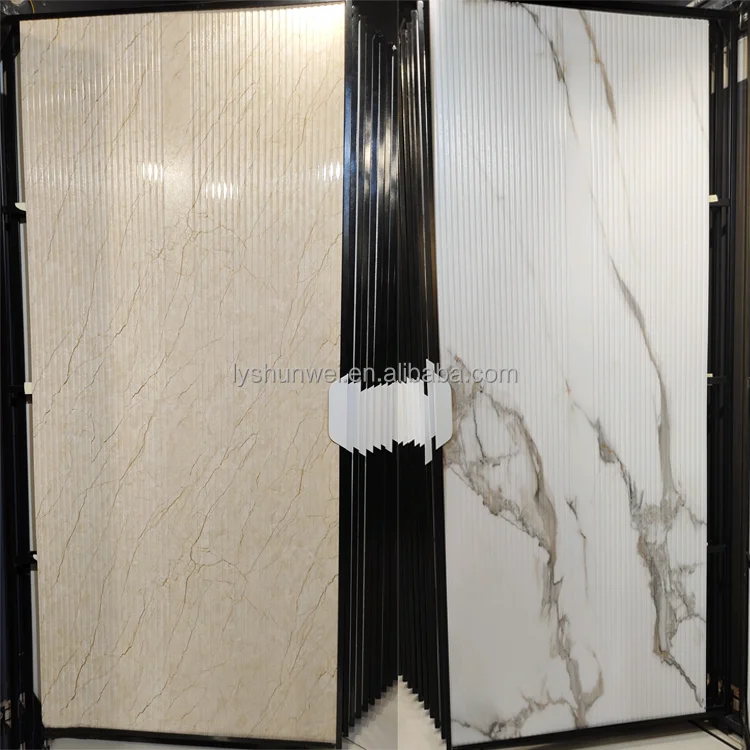 1220*2440mm Waterproof PVC Shower Wall Panels Interior Decorative UV ...