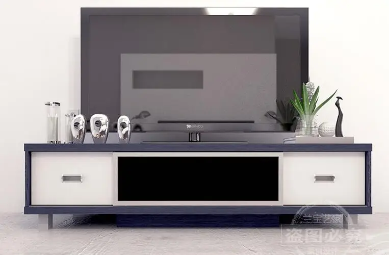Modern Tv Cabinet Wooden Tv Bench Console Living Room Storage Door ...
