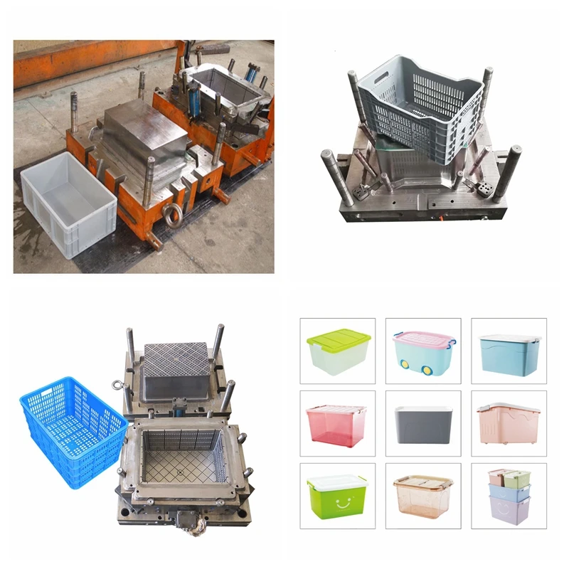 Cold Or Hot Runner Milk Crate Injection Turnover Box Moulds - Buy Crate ...
