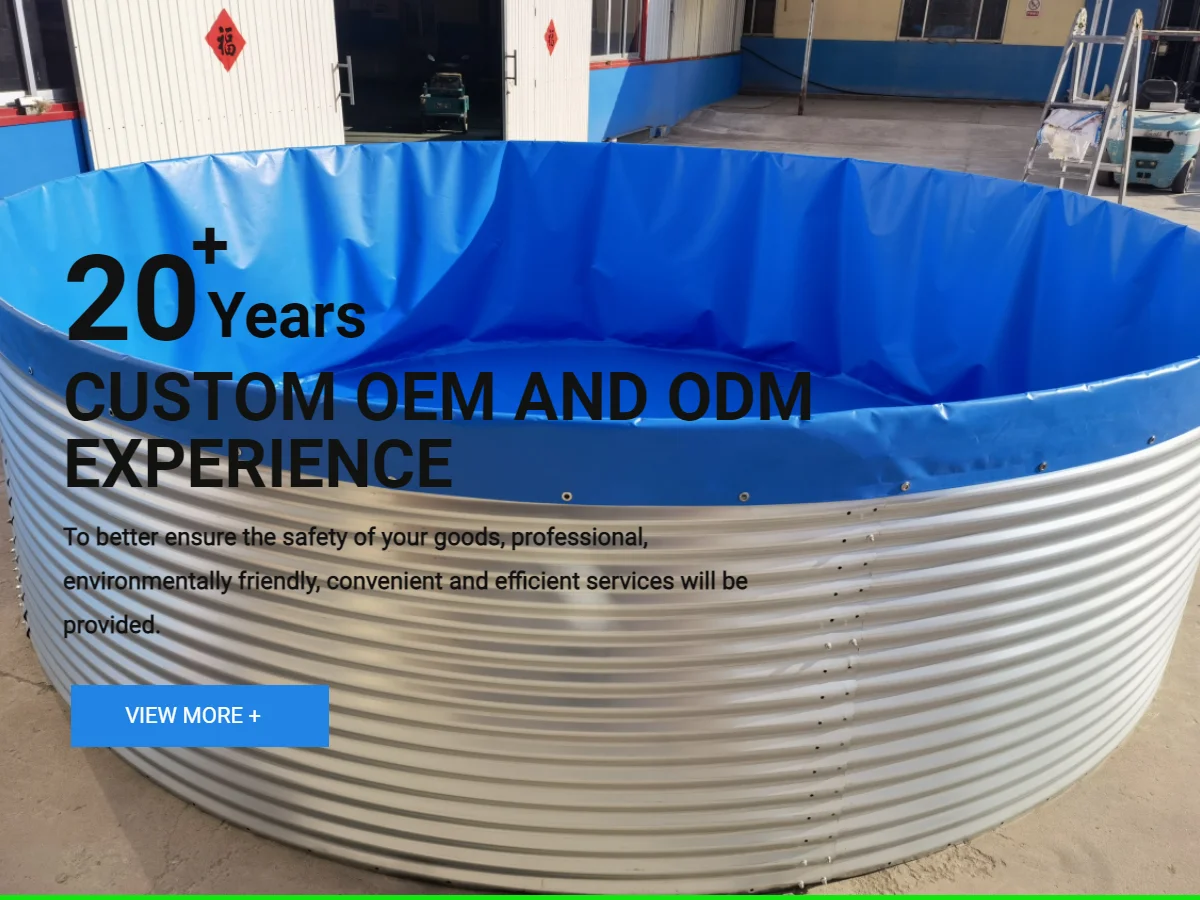 Galvanized Sheet Water Tank Zincalume Tank Fish Aquaculture Tank - Buy ...