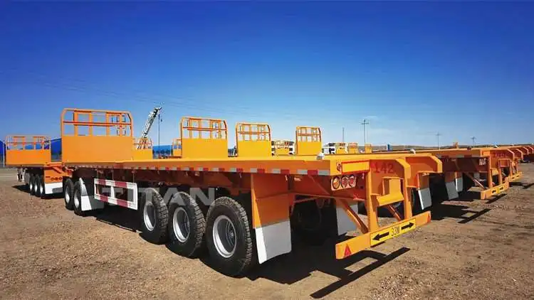 Double 40ft Container Interlink Trailer for Sale - Strong & Versatile