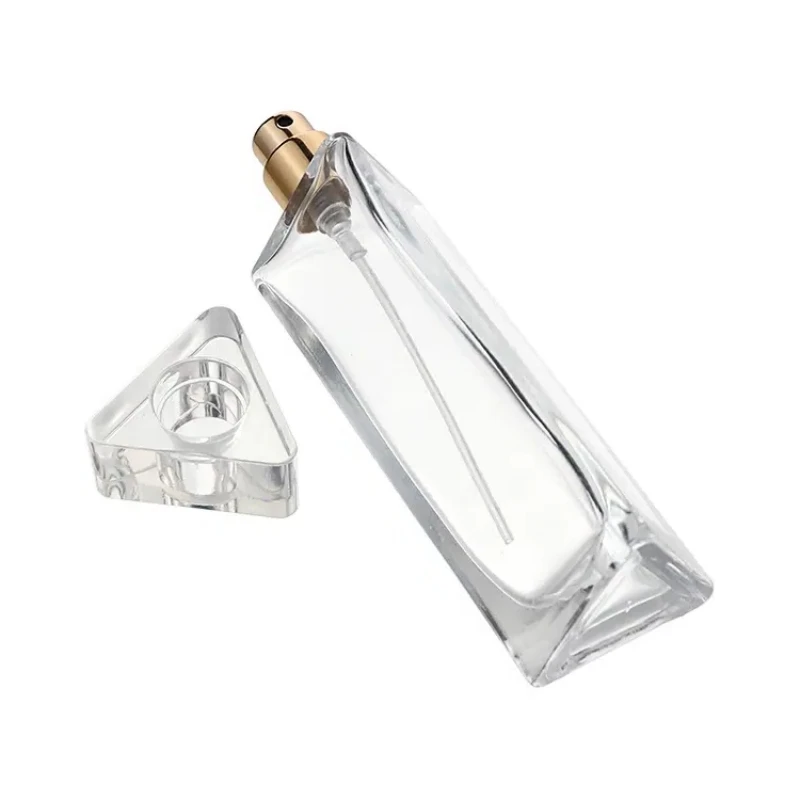 Factory Direct Triangle Perfume Bottle 30ml 45ml Glass Bottles Perfume ...