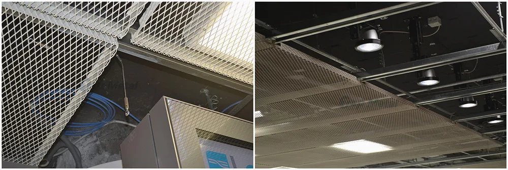 Facade Aluminum Expanded Metal Mesh Wall Panels