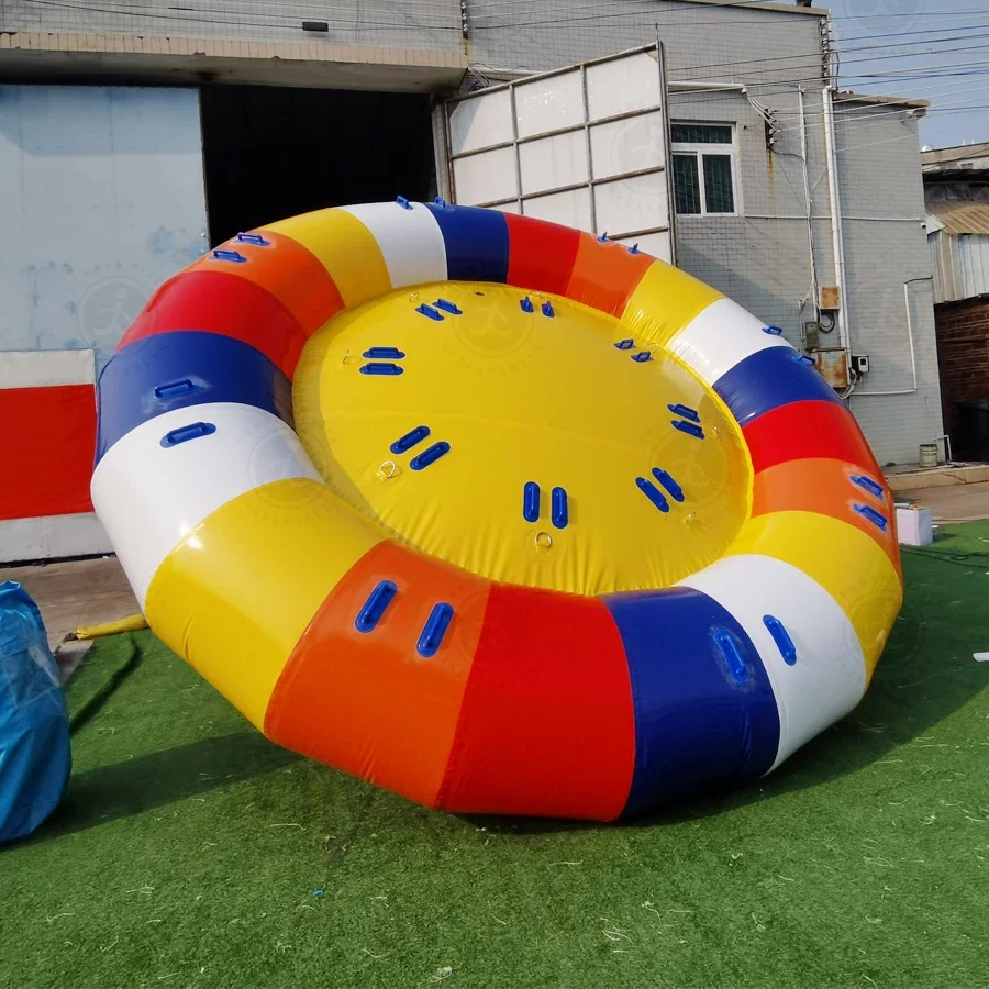 Factory Wholesale Floating Water Play Equipment Ufo Inflatable Towbales ...