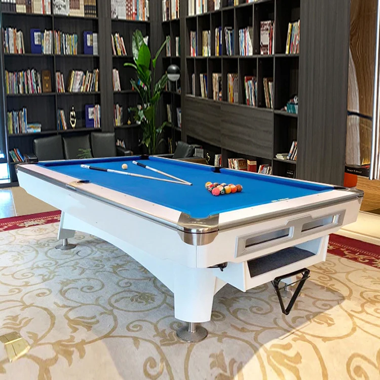 Tournament Professional Solid Wood SLATE Mesa De Billar Pool Table 9ft ...