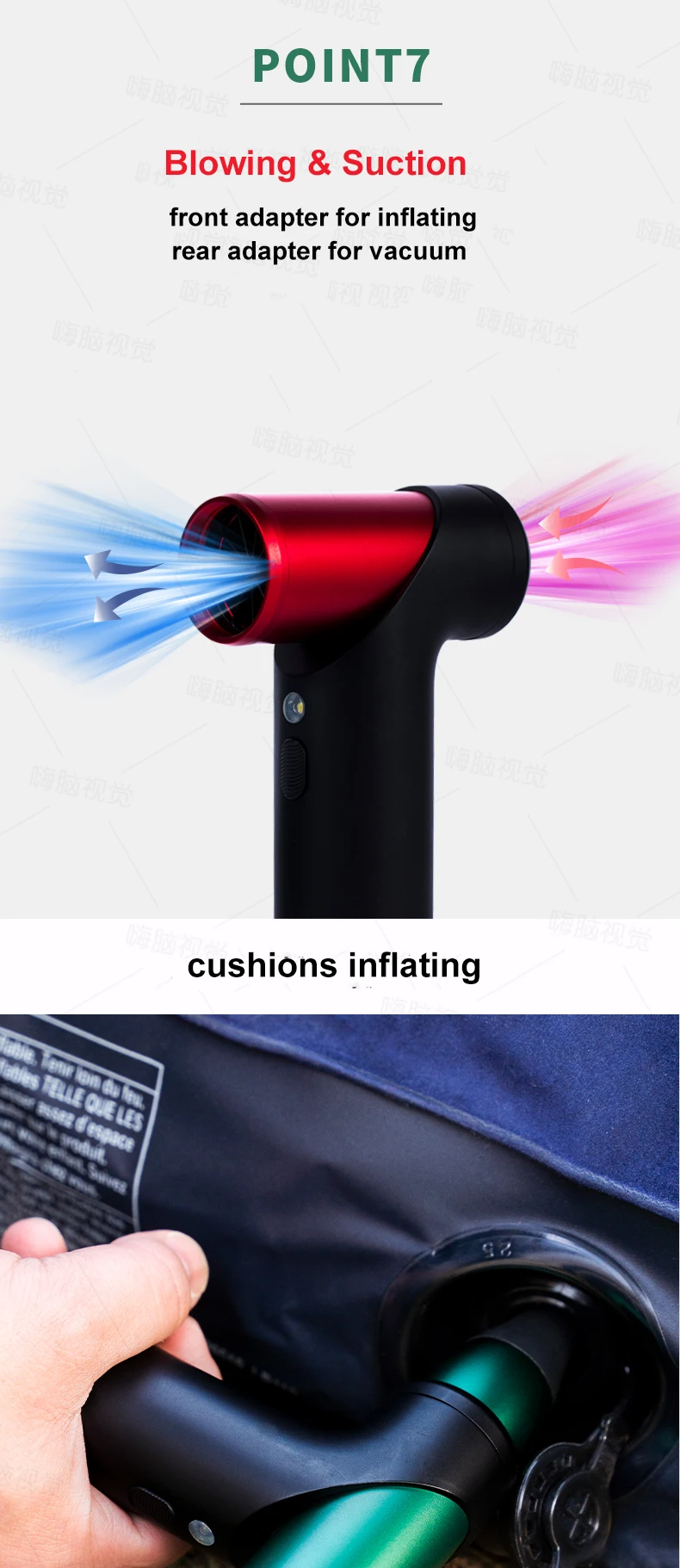 Hochdruckluftstaubblaser Mini Cordless Compressed Air Duster Blower Air ...