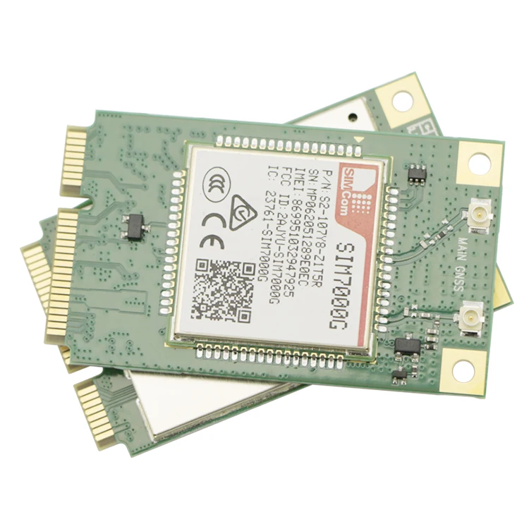 SIMCom SIM7000G GNSS NB-IoT Module, Cat-M Cat-NB GSM Module Mini PCie ...