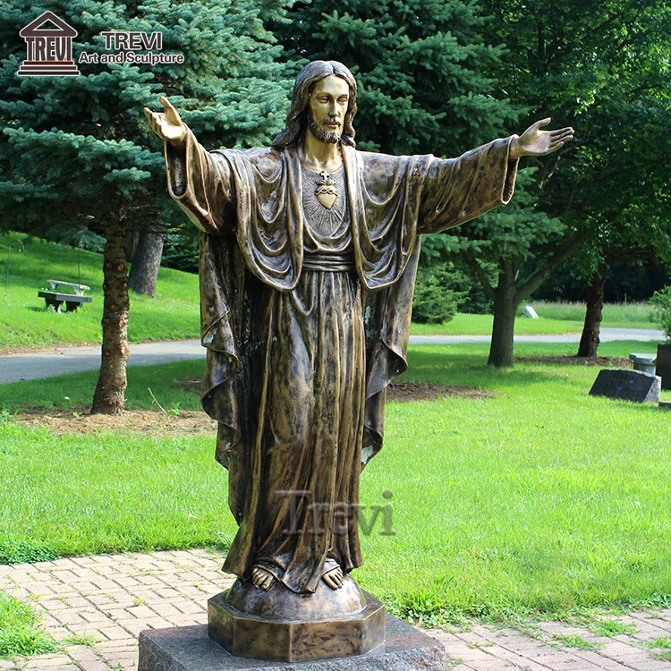 Handmade Catholic Jesus Statue Bronze Religious Jesus Huge Statue ...