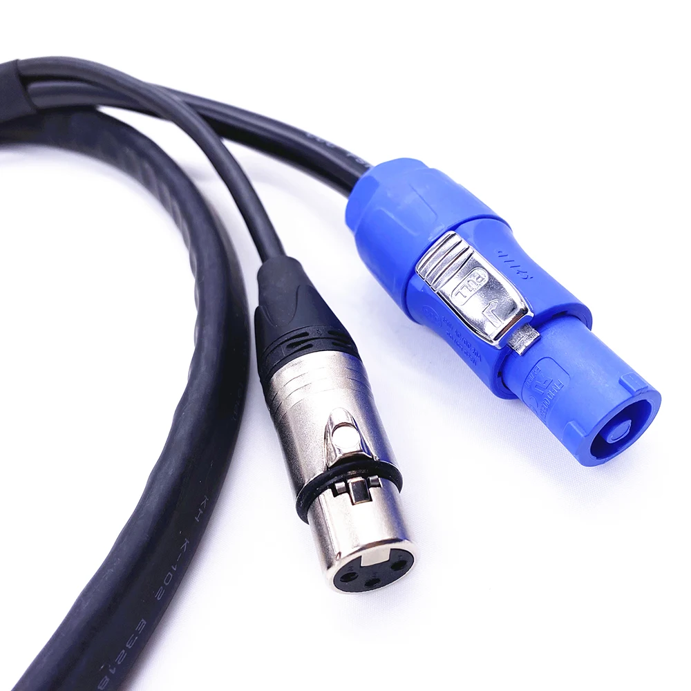 Farland Waterproof Connector Plug Dmx Combi Combo Hybrid Cable Powercon ...