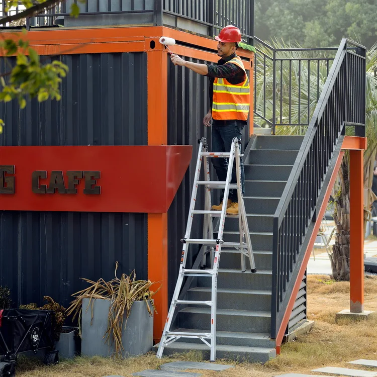 Hot Sale 5 Ladders In 1 Multi Functional Aluminum Folding Step Ladder ...