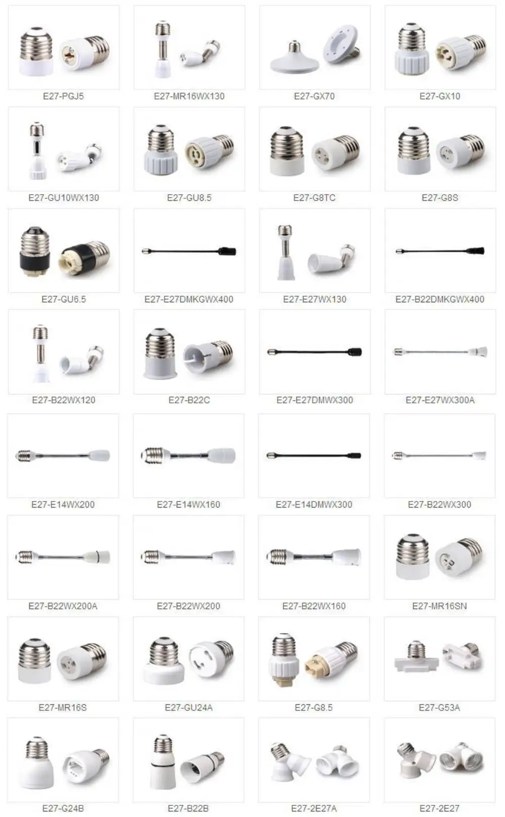 Outside B15 B15d Ba15 Ba15s To Inside B22 B22d Ba22d Adapter Converter ...