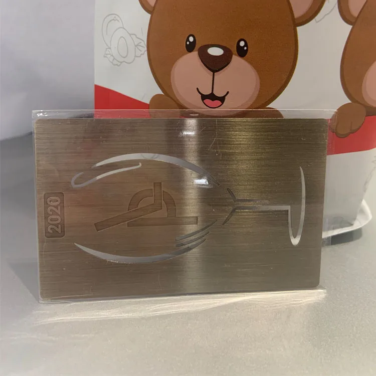 Customized Stainless Steel Metal Business Cards for Laser Engraving ...
