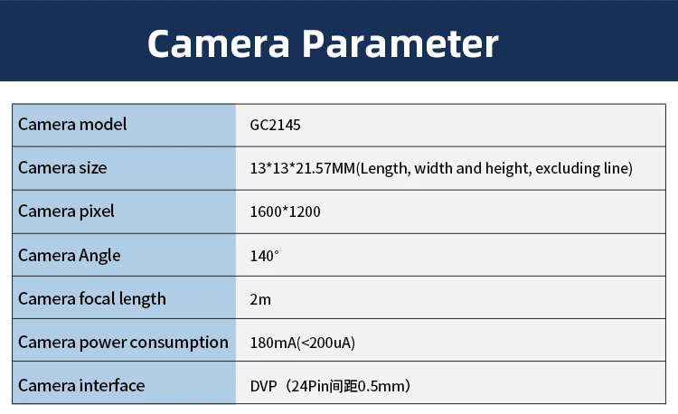 Ai-thinker Aipi-Cam-D200 Camera Development Board - 200w Pixel