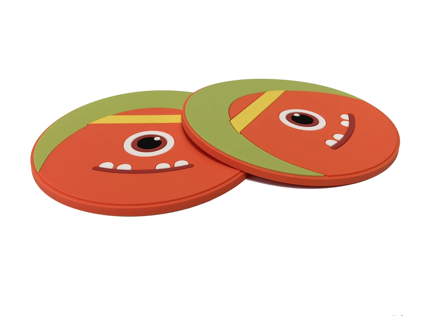 Bulk Customised Personalized Logo Cartoon Silicone Coaster Mats Coffee ...