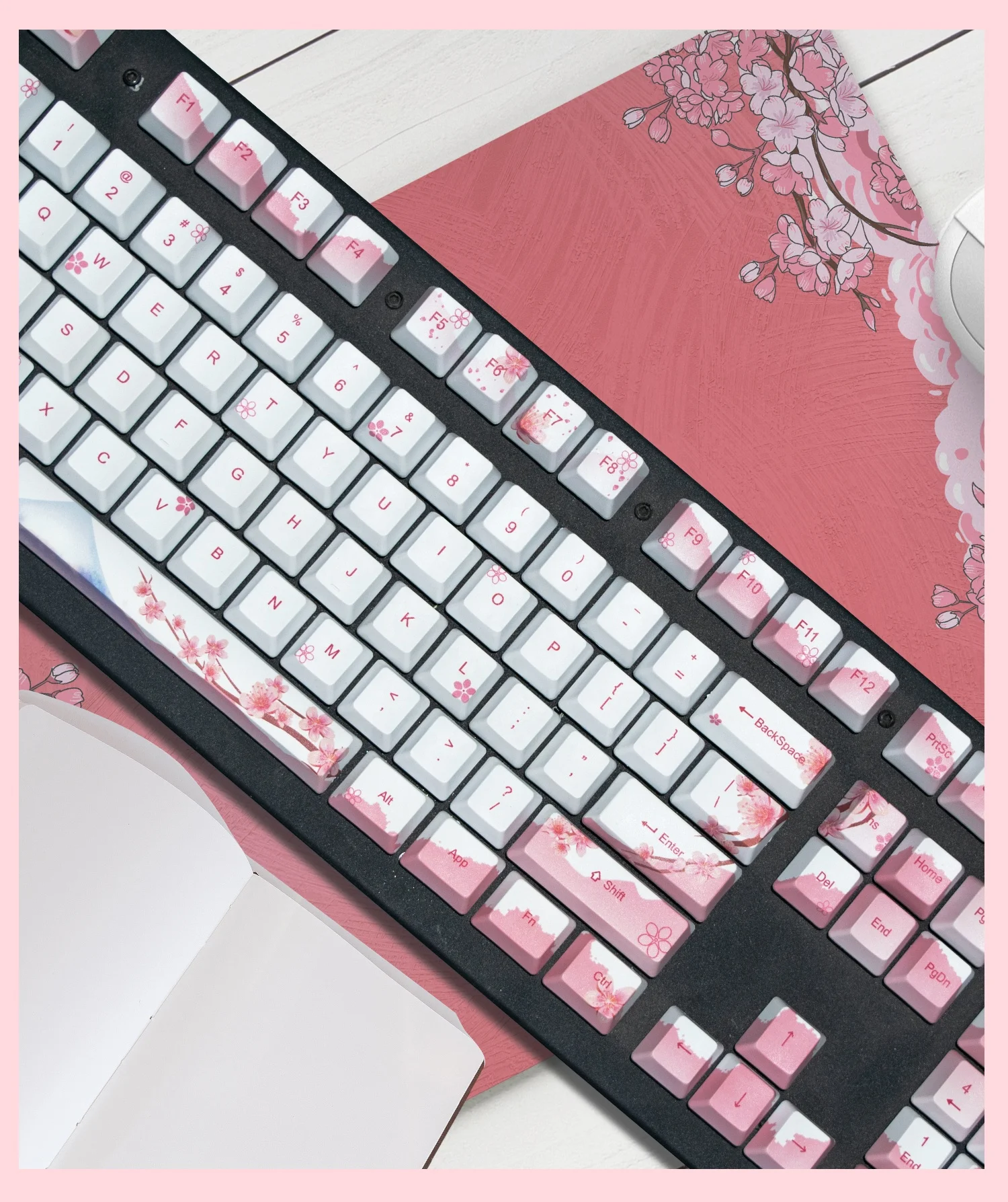 AFLION Custom Space German Layout 9009 Kawaii Tastaturkappen Keycaps