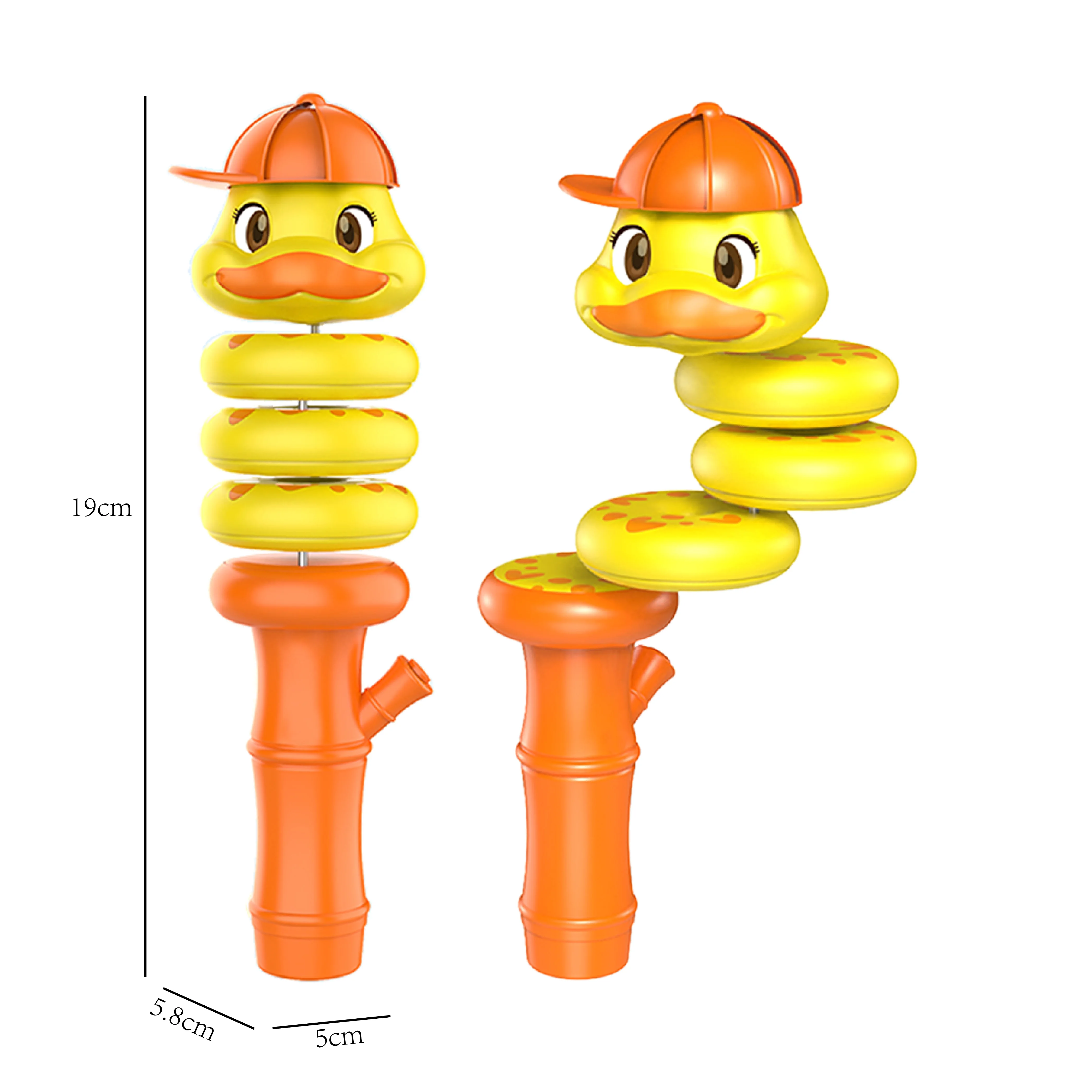 Toy Balancing Rotating Swinging Snake And Duck Whistle Twisting Snake ...