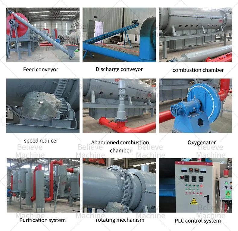 Continuous Carbonization Stove - High Efficiency Charcoal Making