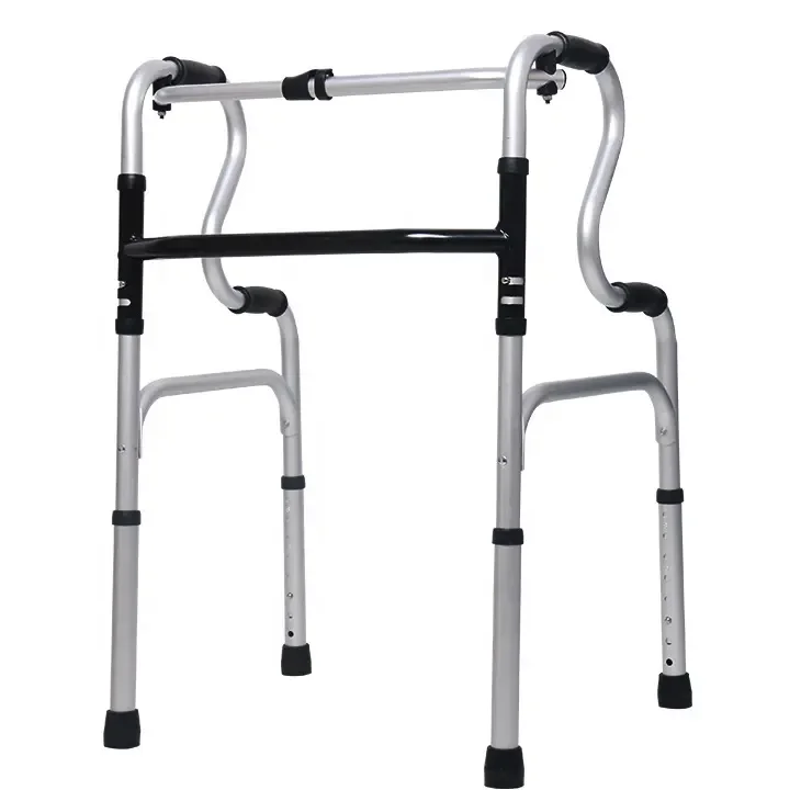 Standup Folding Rollator Walker Mobility Walking Aid with Armrests for Seniors and Adults Tie ...
