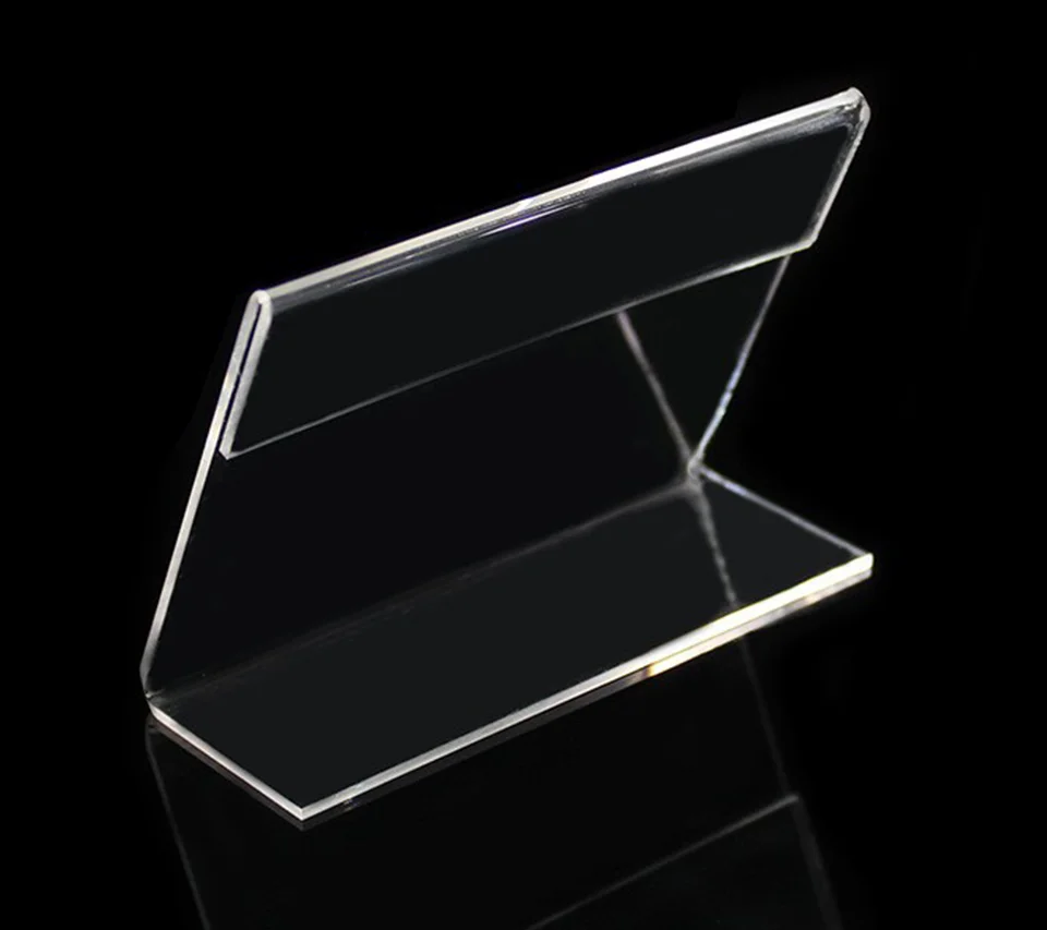 Transparent Acrylic Custom Logo Desktop Triangle Name Plate/sign For ...