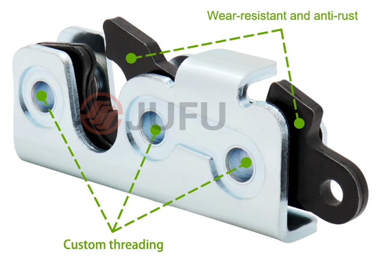 Press Mechanical Lock - Slam Latch Rotary Door Draw Latch