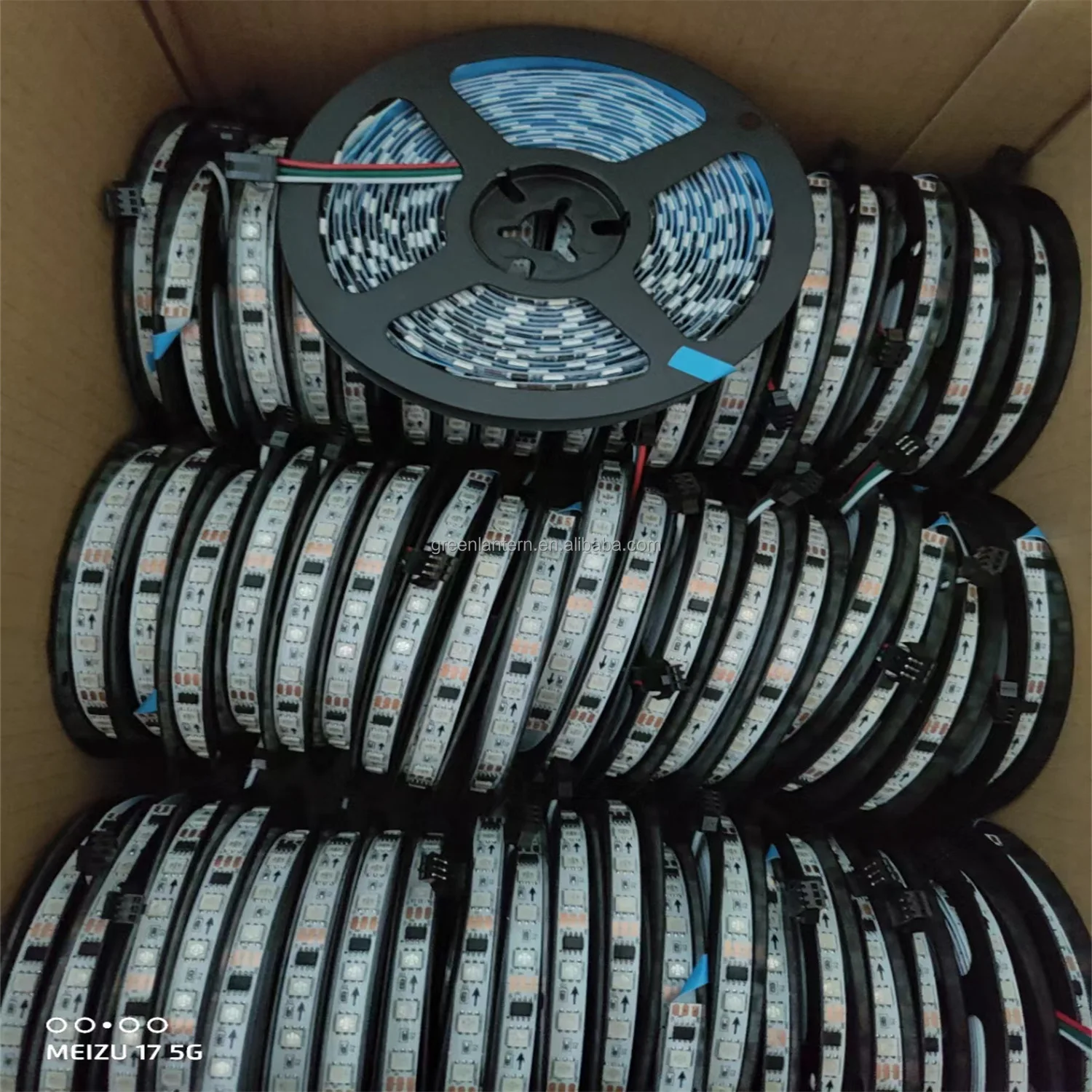 Ws2811 Pixels 12v Strip 60leds/m Spi Rgb Ic Full Color Led Light 2811 ...