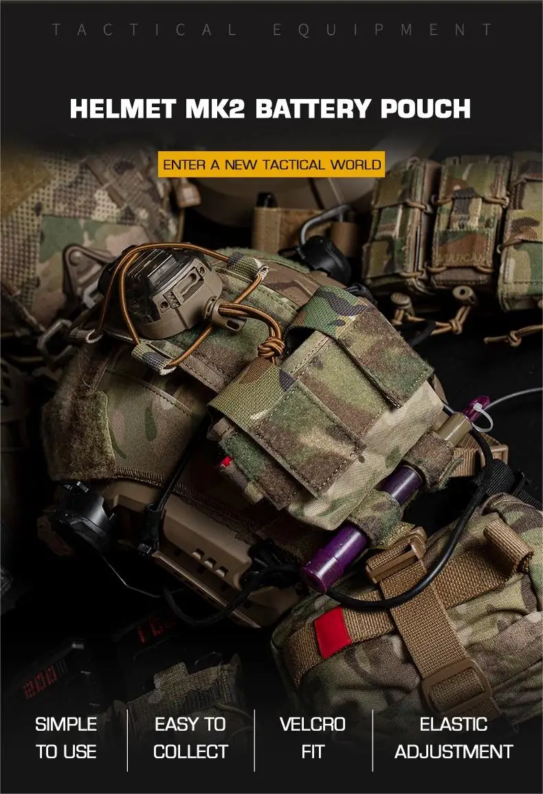Mk2 Helmet Counterweight Battery Pouch Battery Pack Helmet Pack ...