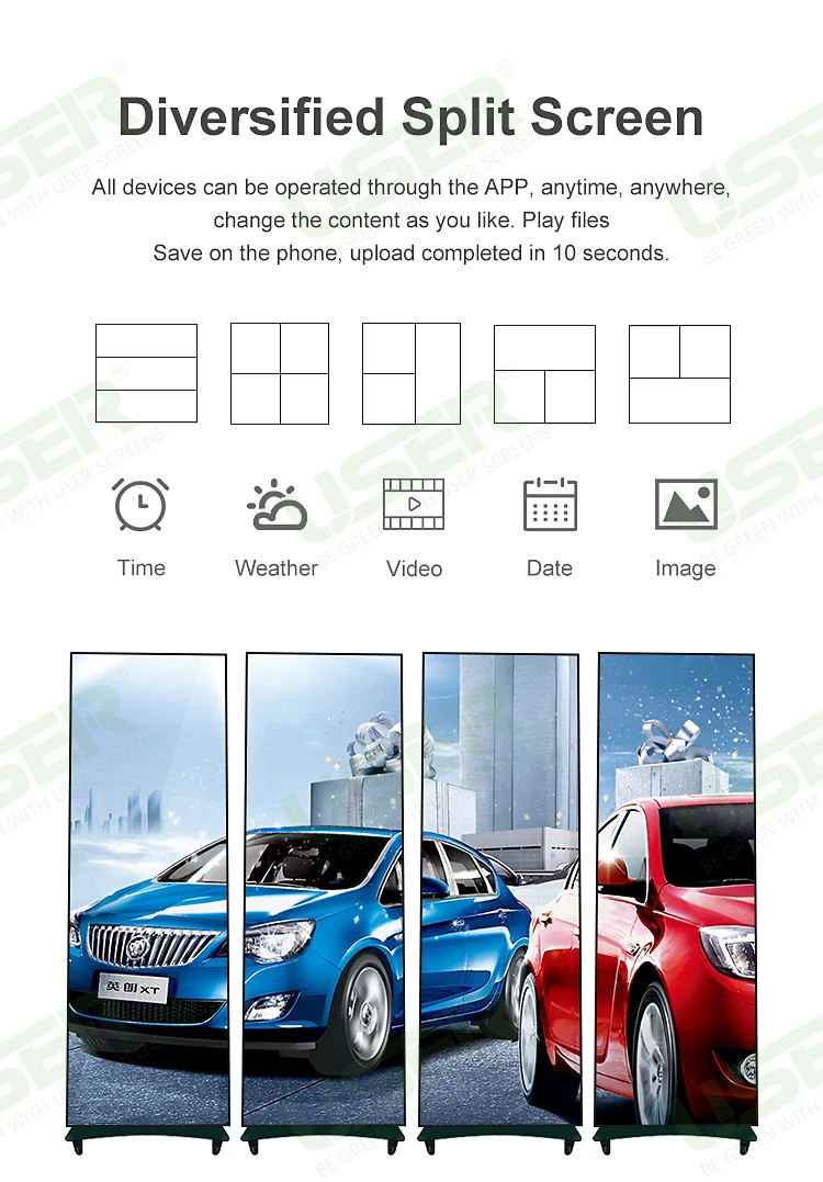 USER Smart LED Poster - Versatile Digital Display Solutions