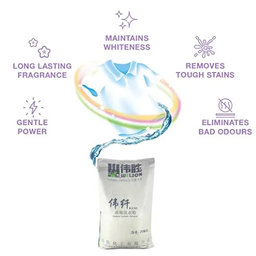Bulk Hotel Hospital Laundry Detergent Powder - Welson BLEND 92