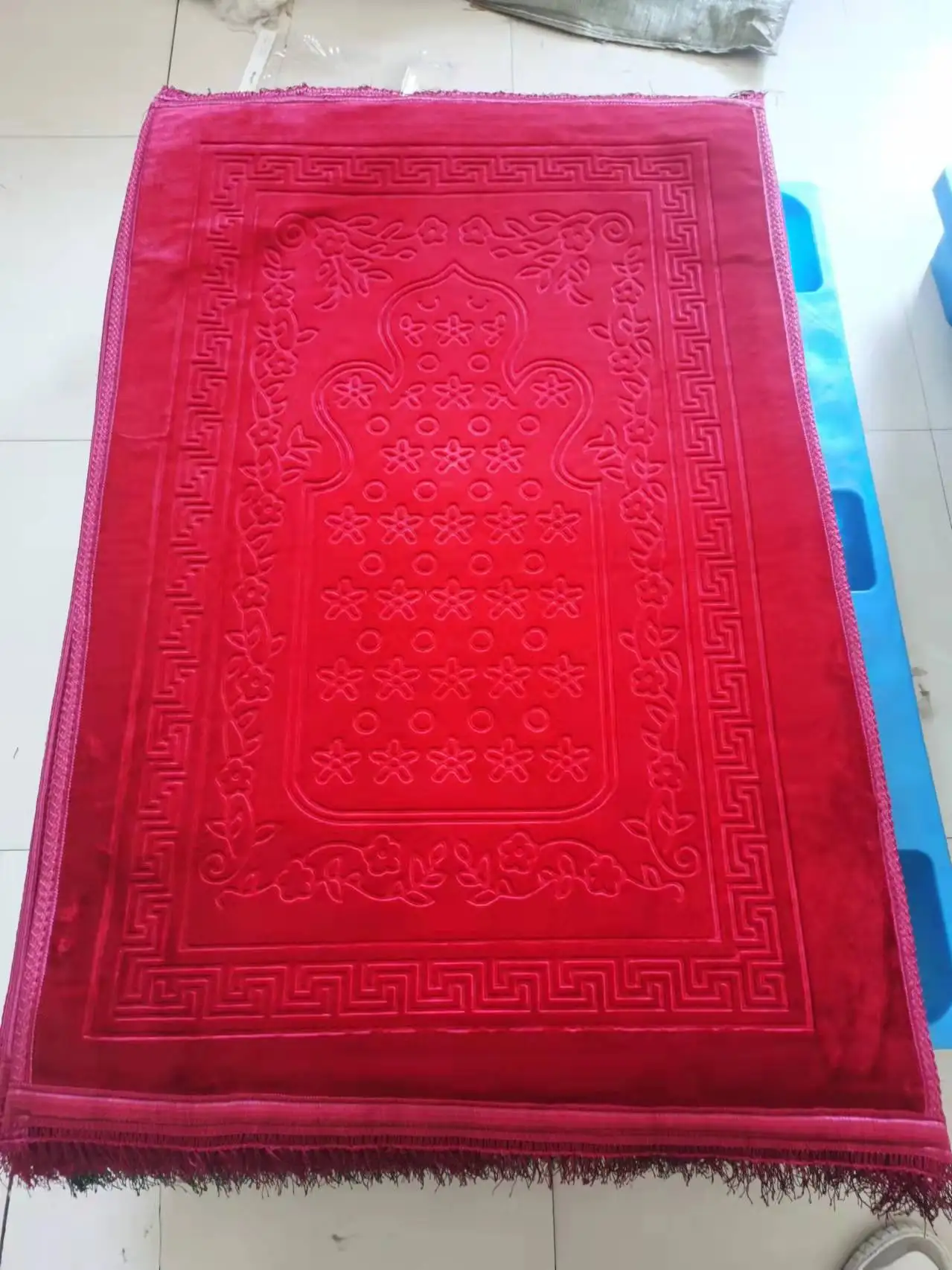 Thick Comfortable Prayer Mat - Islamic Prayer Rug Janamaz