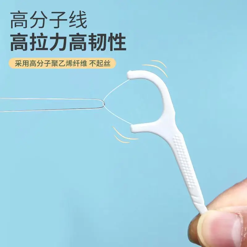 Plastic Flosser Floss Picks Dental Floss Tooth Pick Bulk Mint Flavor ...
