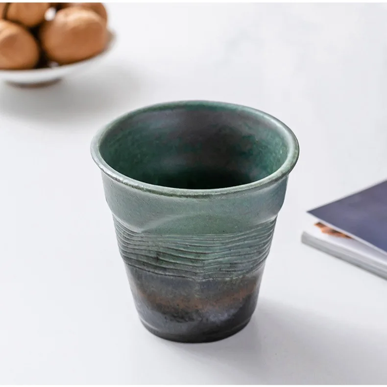 MSH Creative Vintage Irregular Ceramic Water Cup - 200ml