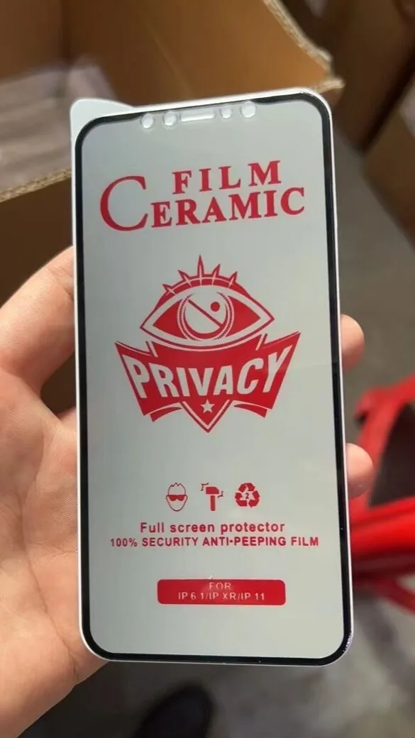 Micas De Celular Ceramic Privacy Screen Protector Anti Spy Protector ...
