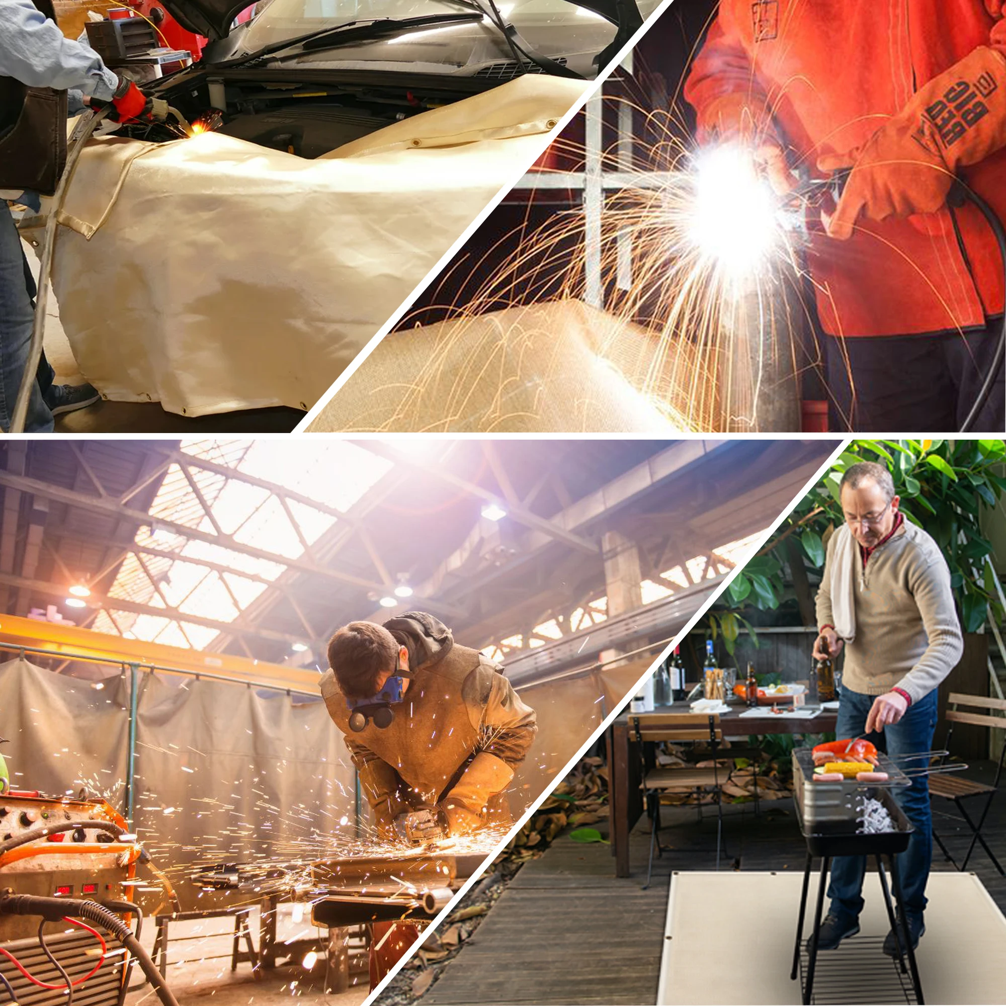 Welding Insulation Blankets - Heavy Duty & Heat Protection